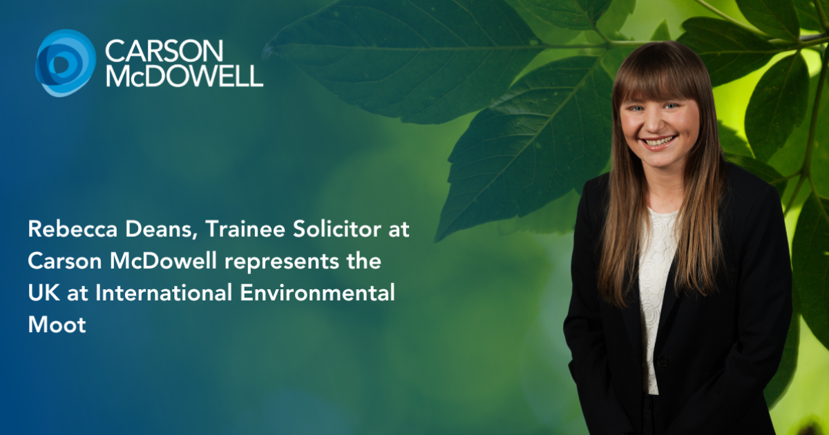 Rebecca Deans, Trainee Solicitor at Carson McDowell… | Carson McDowell